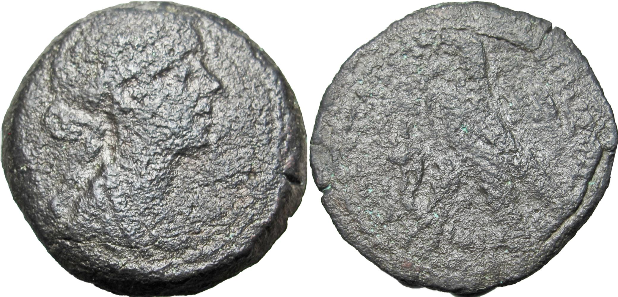 PTOLEMAIC KINGS of EGYPT. Cleopatra VII ,Thea Neotera. 51-30 BC. Æ Obol