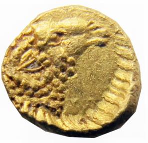 KYRENAICA, Barke.Kyrene.Circa 435-331 BC. AV Three-quarter Obol.