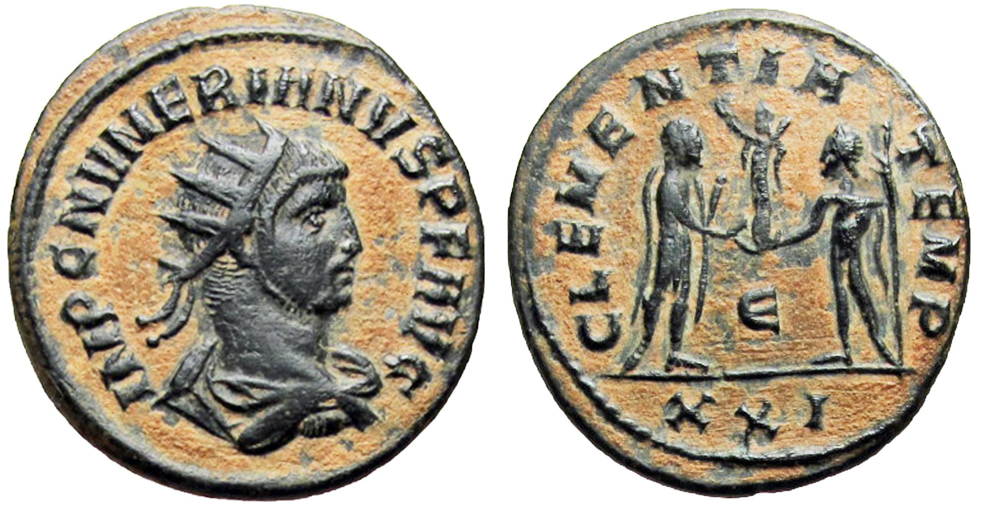 Numerian. AD 283-284. Antoninianus. Antioch mint, 5th officina. 4th ...
