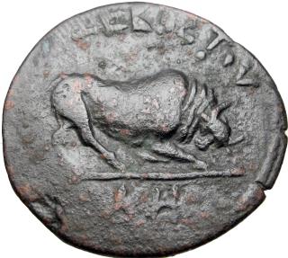 Egypt, Alexandria .Octavian . as Augustus, 27 BC – 14 AD Diobol .Very ...