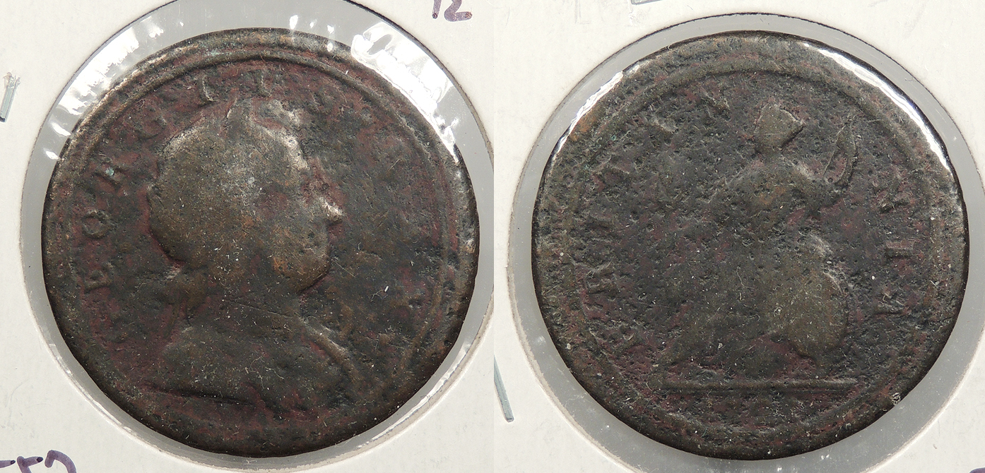 GREAT BRITAIN: 1721 George I Halfpenny | European Coins