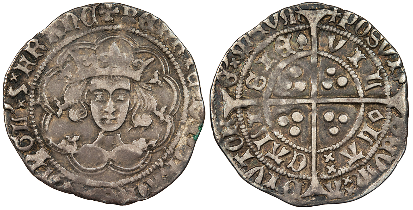 ENGLAND Henry VI 1st Reign, 1422-1461 Groat 1431-1433 VF | Medieval Coins