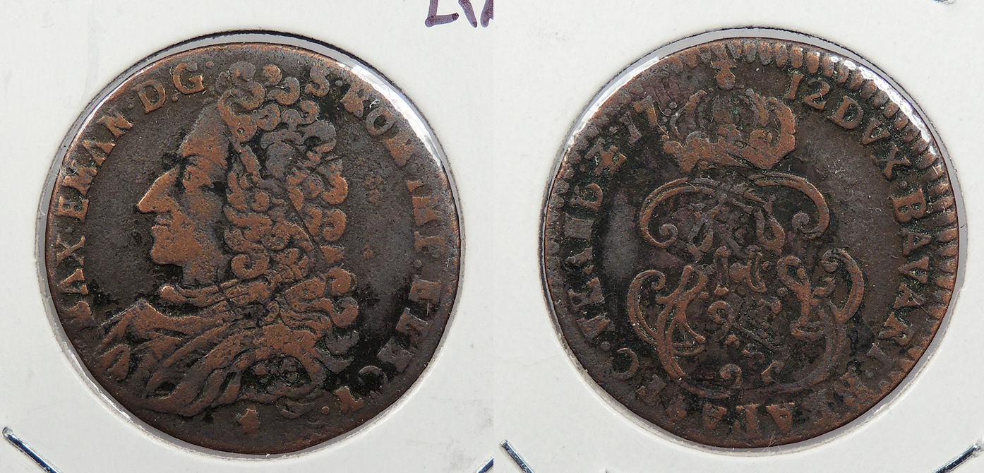 SPANISH NETHERLANDS: Duchy of Namur 1712 Liard | European Coins