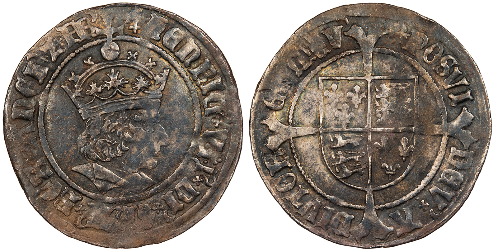 ENGLAND Henry VII 1485-1509 Groat 1504-1505 Good VF | Medieval Coins