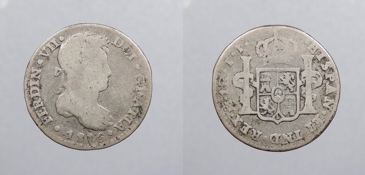 MEXICO: Spanish Colonial 1816-Mo JJ Real | North & Central American and ...