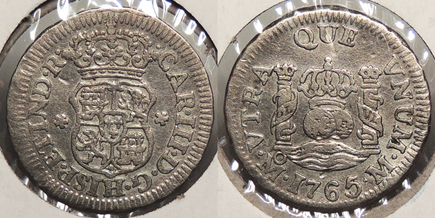 MEXICO: 1765-Mo 1/2 Real | North & Central American and Caribbean Coins