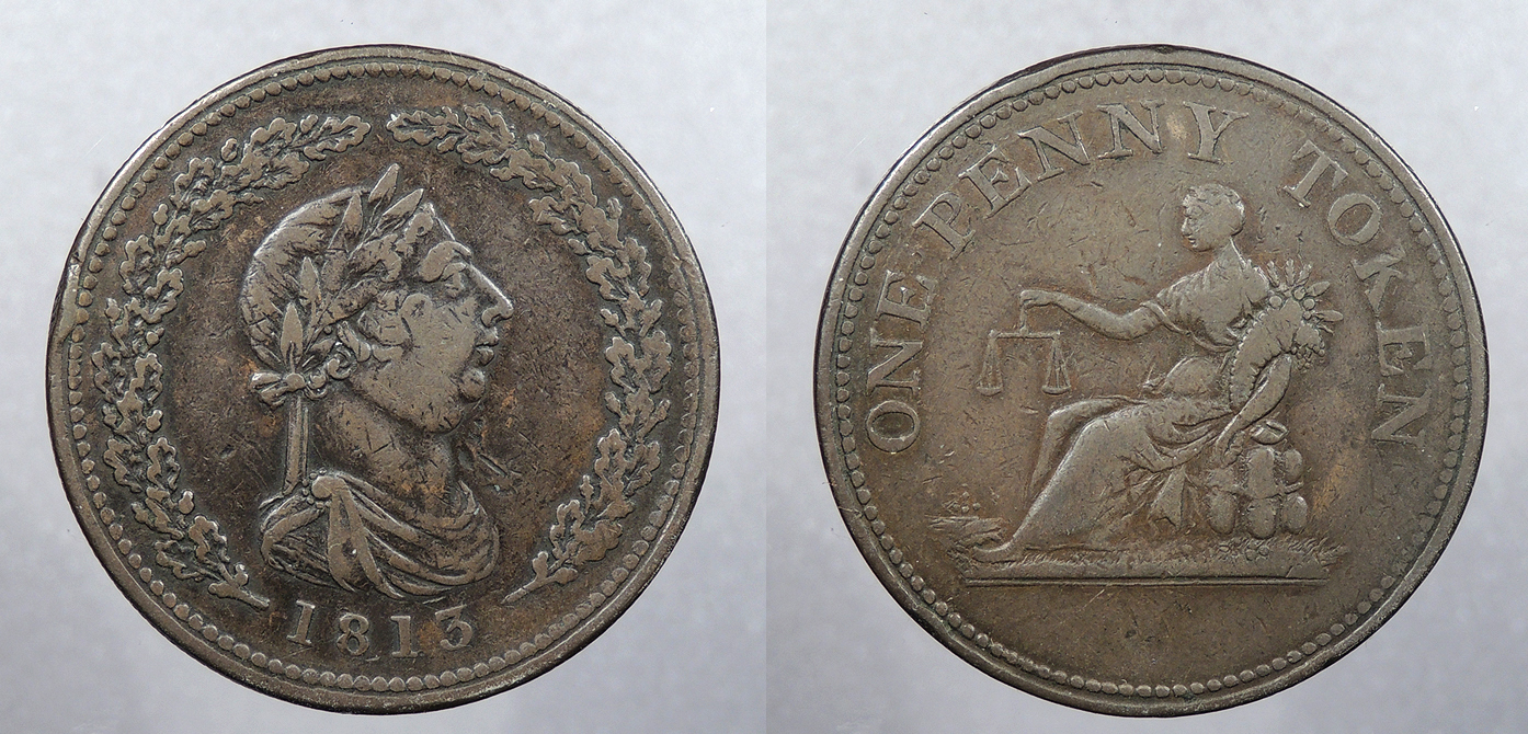 CANADA: Lower Canada 1813 Penny | North & Central American and ...