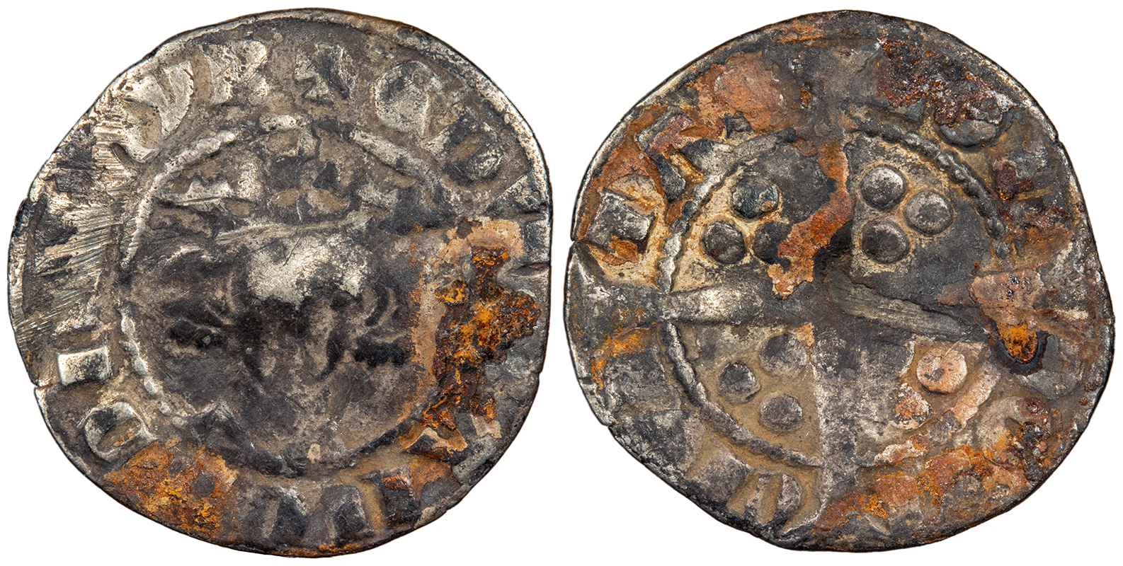 ENGLAND Edward III 1327-1377 Penny 1344-1351 Fine | Medieval Coins