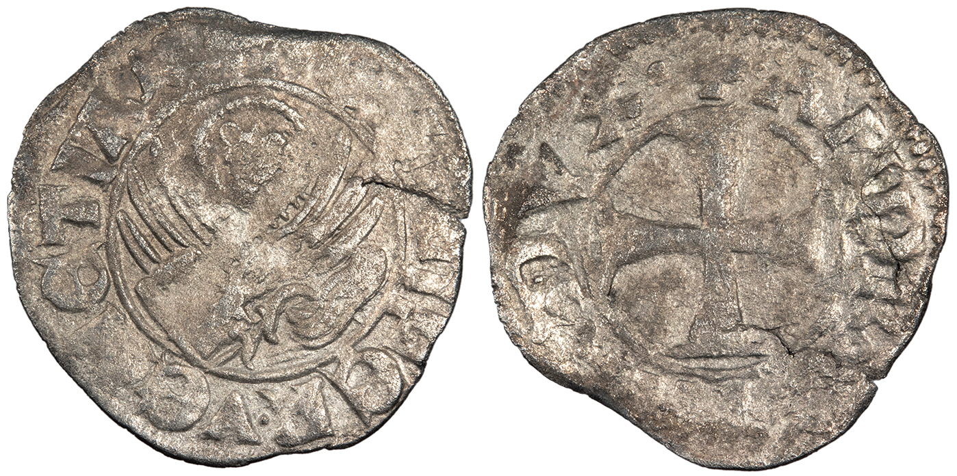 ITALIAN STATES Venice Andrea Contarini, Doge LX 1368-1382 Tornesello VF