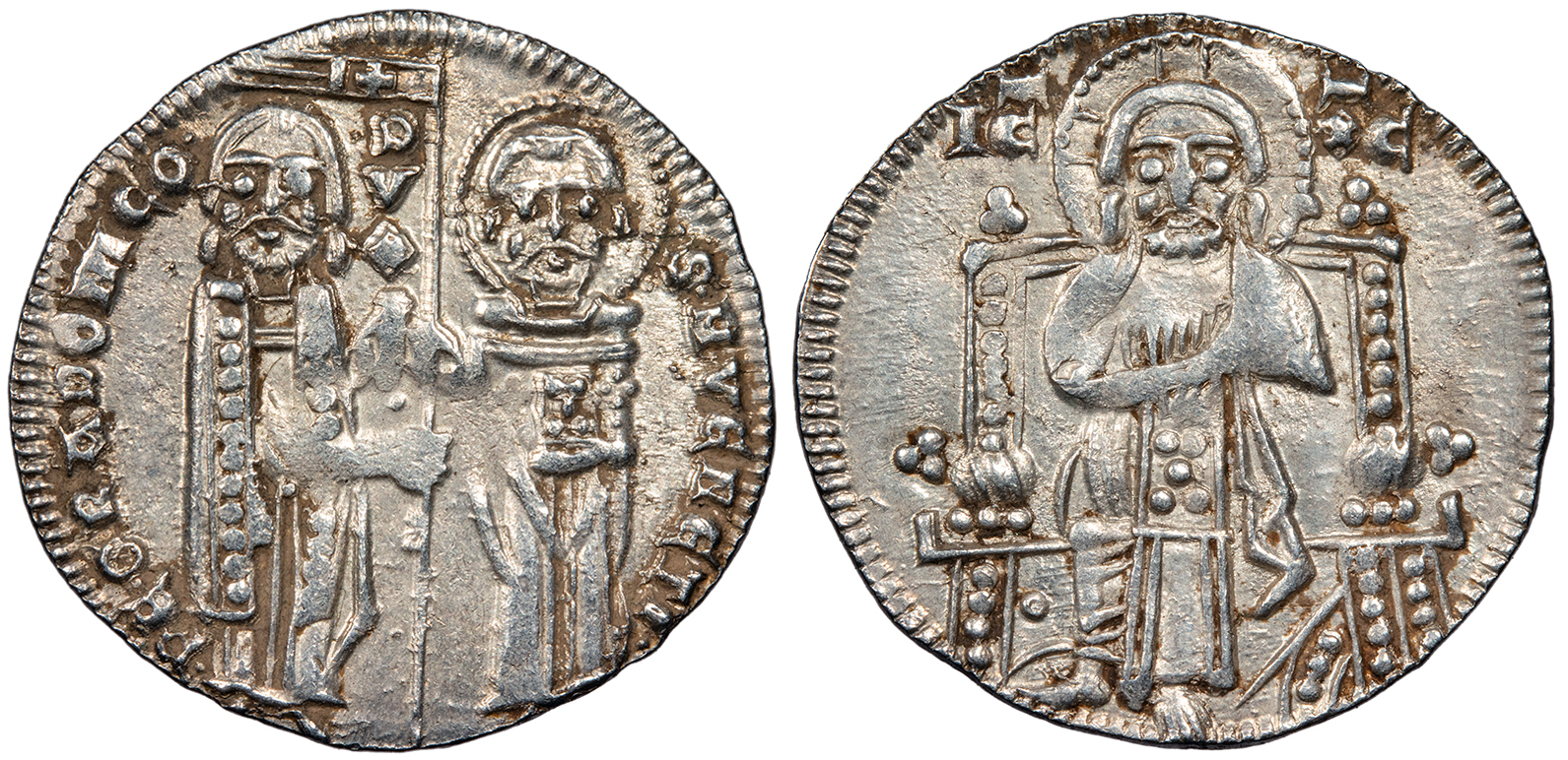 ITALIAN STATES Venice Pietro Gradenigo, Doge XLIX 1289-1311 Grosso ...