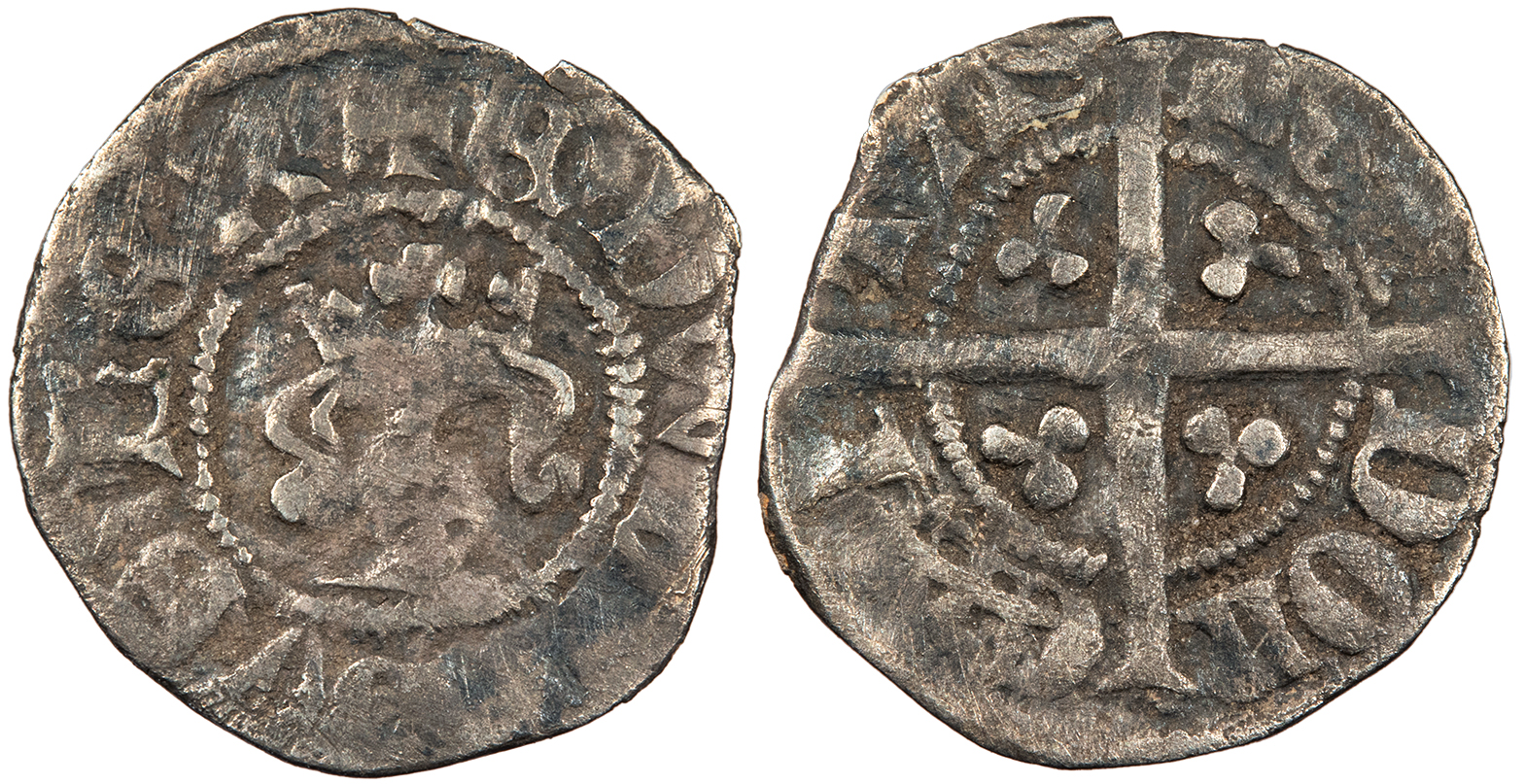 ENGLAND Edward III 1327-1377 Halfpenny 1344-1351 Fine | Medieval Coins