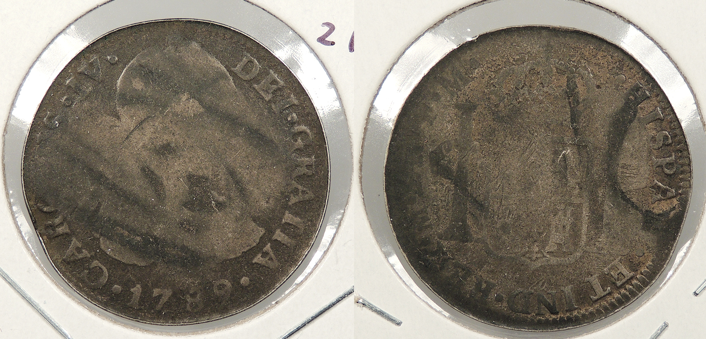 MEXICO: 1789-Mo FM 2 Reales | North & Central American and Caribbean Coins