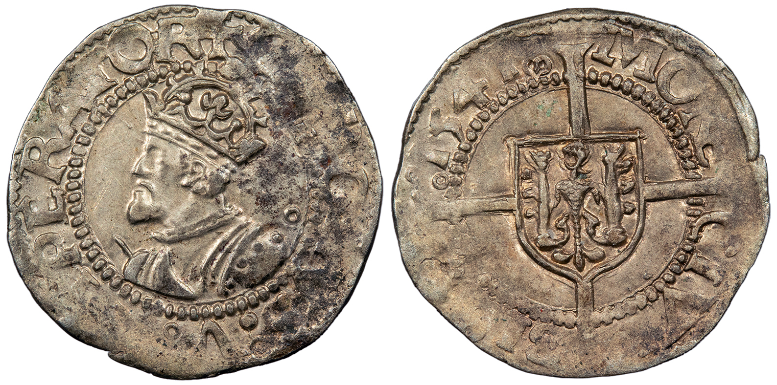 FRANCE Besançon Charles V, as Holy Roman Emperor 1530-1556 1/2 Blanc ...