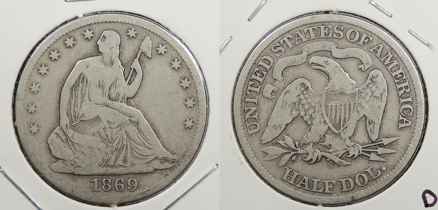 1869-S Seated Liberty 50 Cents (Half Dollar) | Miscellaneous