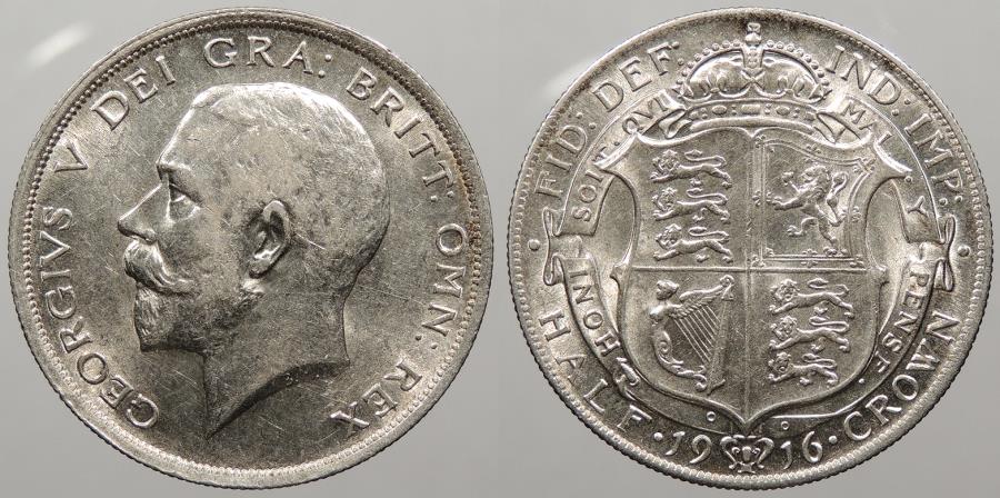 GREAT BRITAIN: 1916 George VI Halfcrown | European Coins
