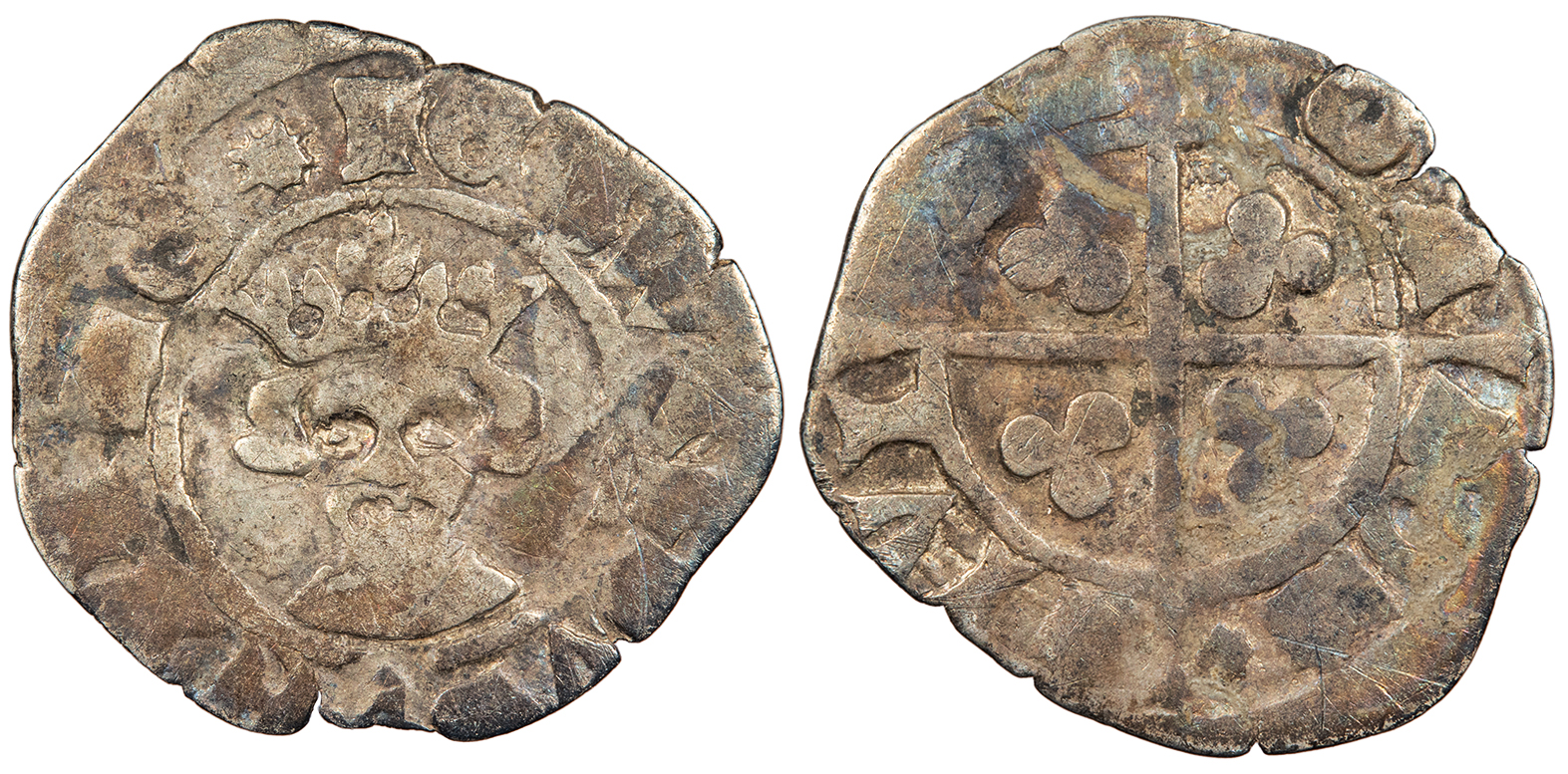 ENGLAND Edward III 1327-1377 Halfpenny 1335-1343 Fine | Medieval Coins