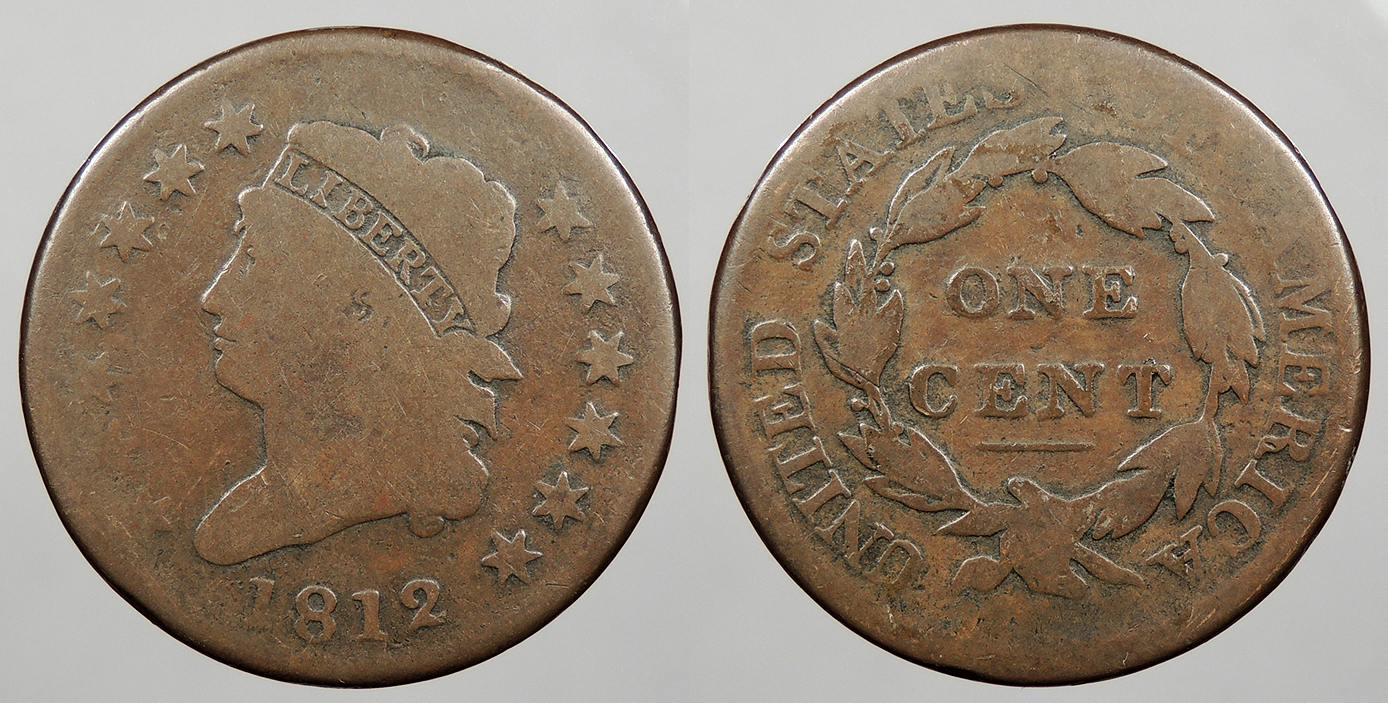 1812 Classic Head 1 Cent Large date G-6 | Miscellaneous