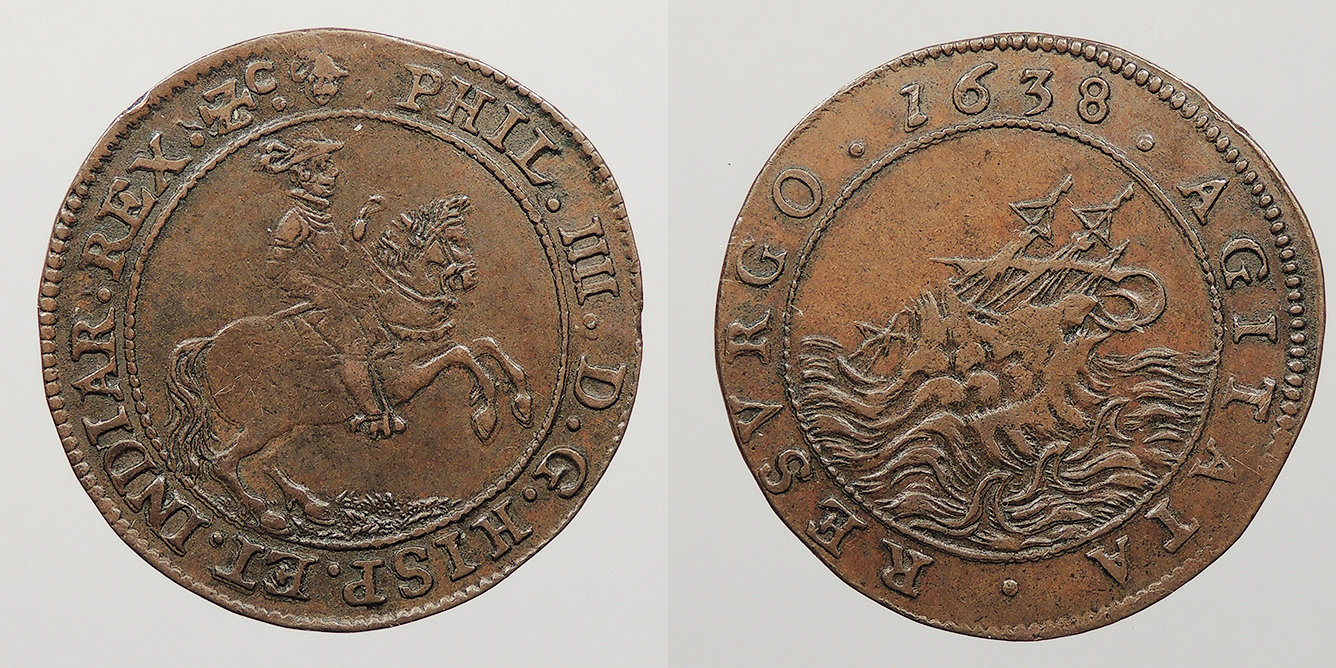 SPANISH NETHERLANDS: 1638 Brussels. Philip IV. Jeton | European Coins
