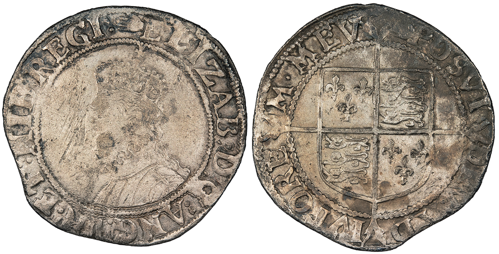ENGLAND Elizabeth I 1558-1603 Shilling 1582-1600 VF | Medieval Coins