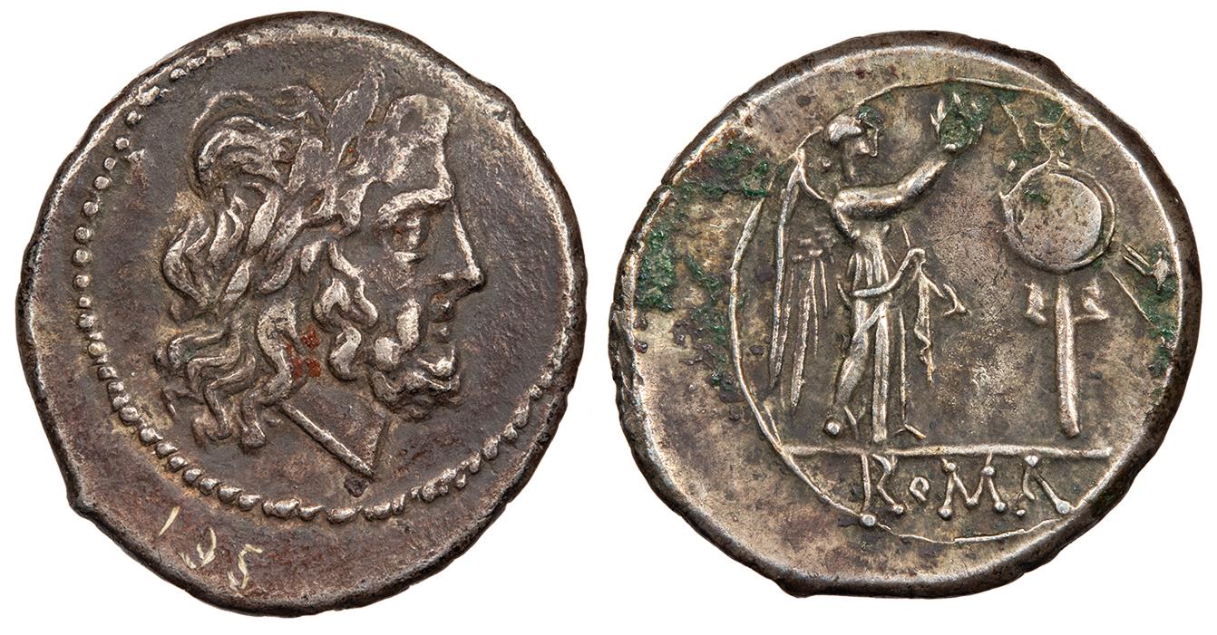 Anonymous After 211 B.C. Victoriatus Rome Mint Good VF | Roman ...