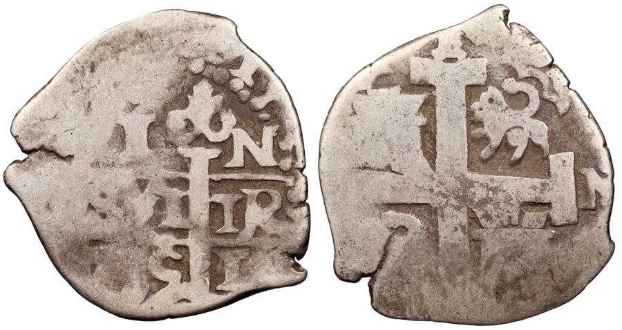 PERU Carlos (Charles) II 1691 Real Fine | South American Coins