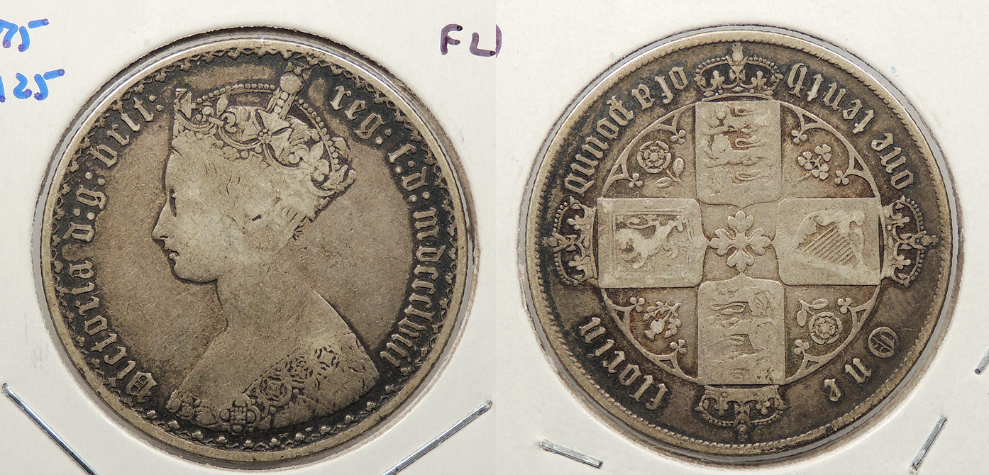 GREAT BRITAIN: 1858 Victoria Florin | European Coins