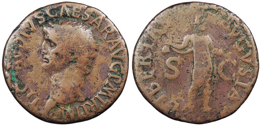 Claudius 41-54 A.D. As Rome Mint About Fine | Roman Imperial Coins