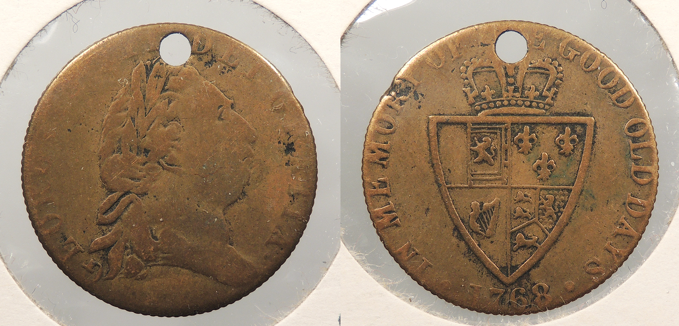 GREAT BRITAIN: 1768 'Spade Guinea' token Jeton | European Coins