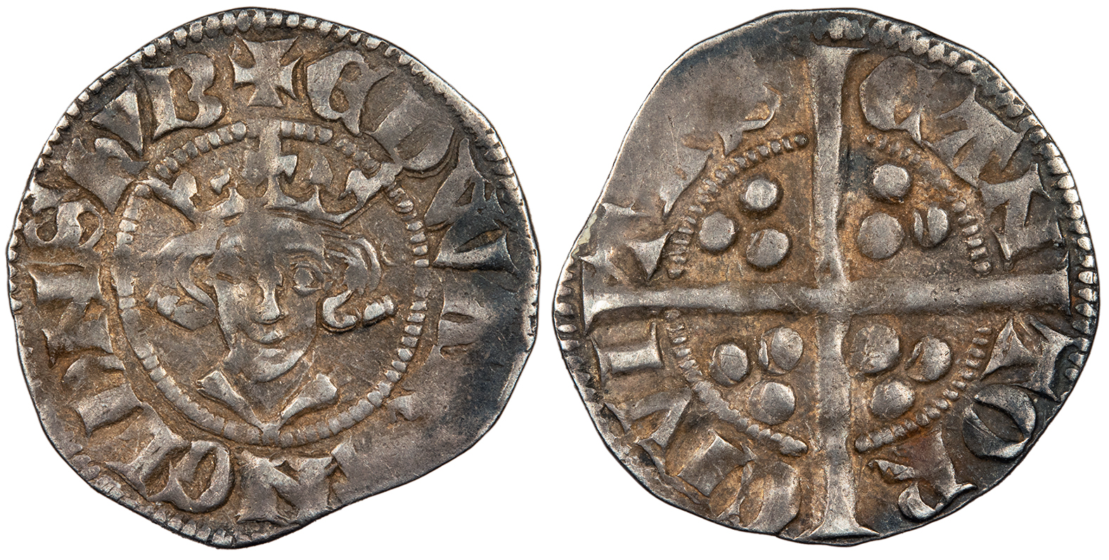 ENGLAND Edward II 1302-1327 Penny VF | Medieval Coins