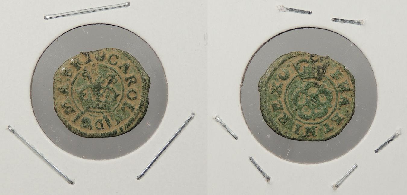 ENGLAND: ND (1635-1644) Charles I; 'rose' farthing. Farthing | European ...