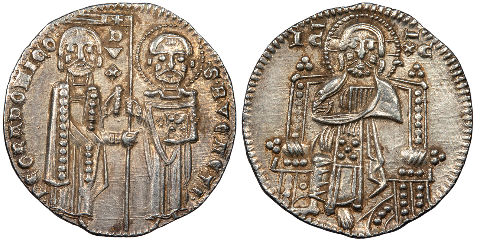 ITALIAN STATES Venice Pietro Gradenigo, Doge XLIX 1289-1311 Grosso EF