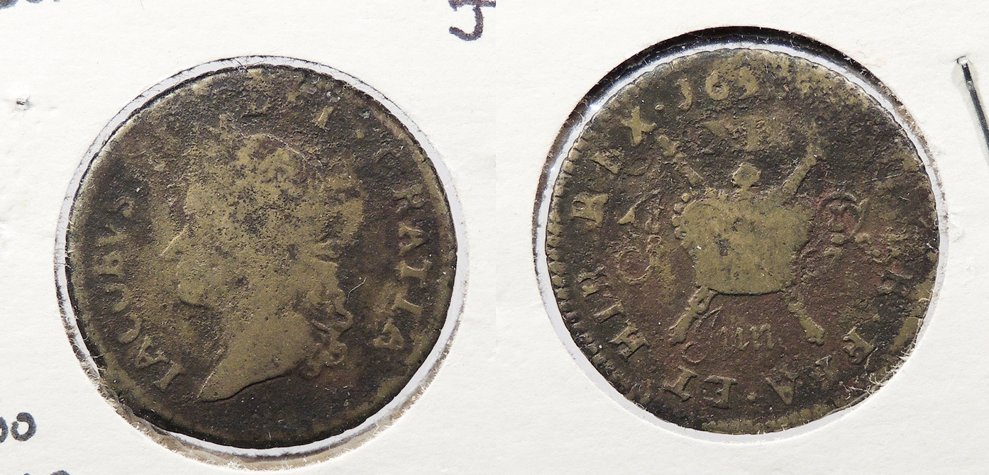 IRELAND: 1690-JUNE Gun Money Shilling | European Coins