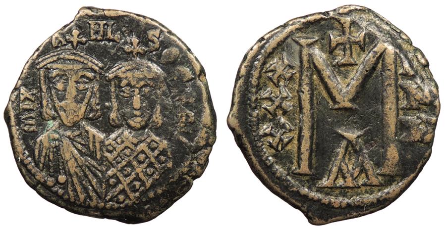 Michael I Rhangabe & Theophylactus 811-813 A.D. Follis Constantinople ...