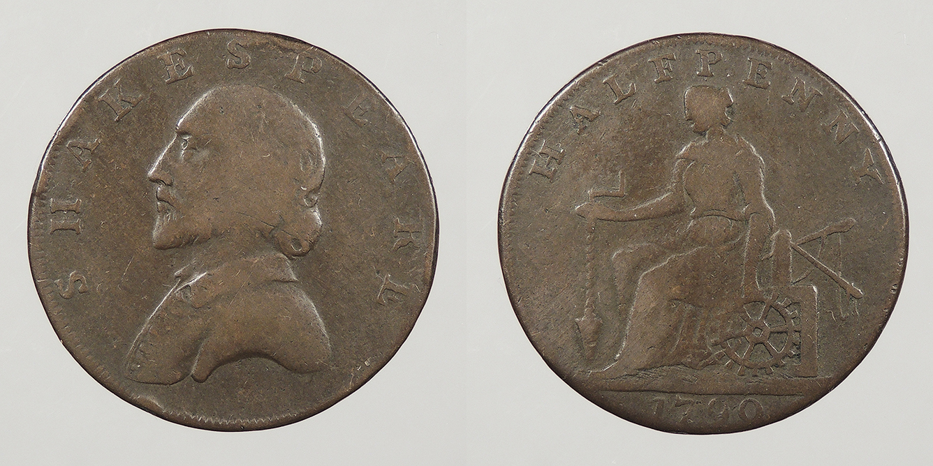 GREAT BRITAIN: Warwickshire 1790 Stratford. Halfpenny Conder Token