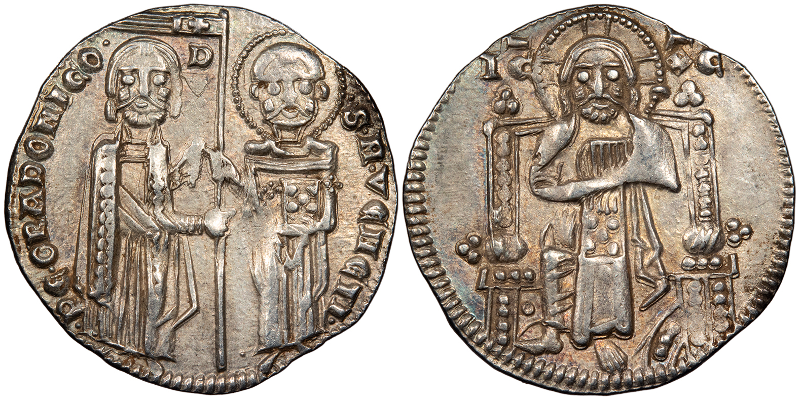 ITALIAN STATES Venice Pietro Gradenigo, Doge XLIX 1289-1311 Grosso EF