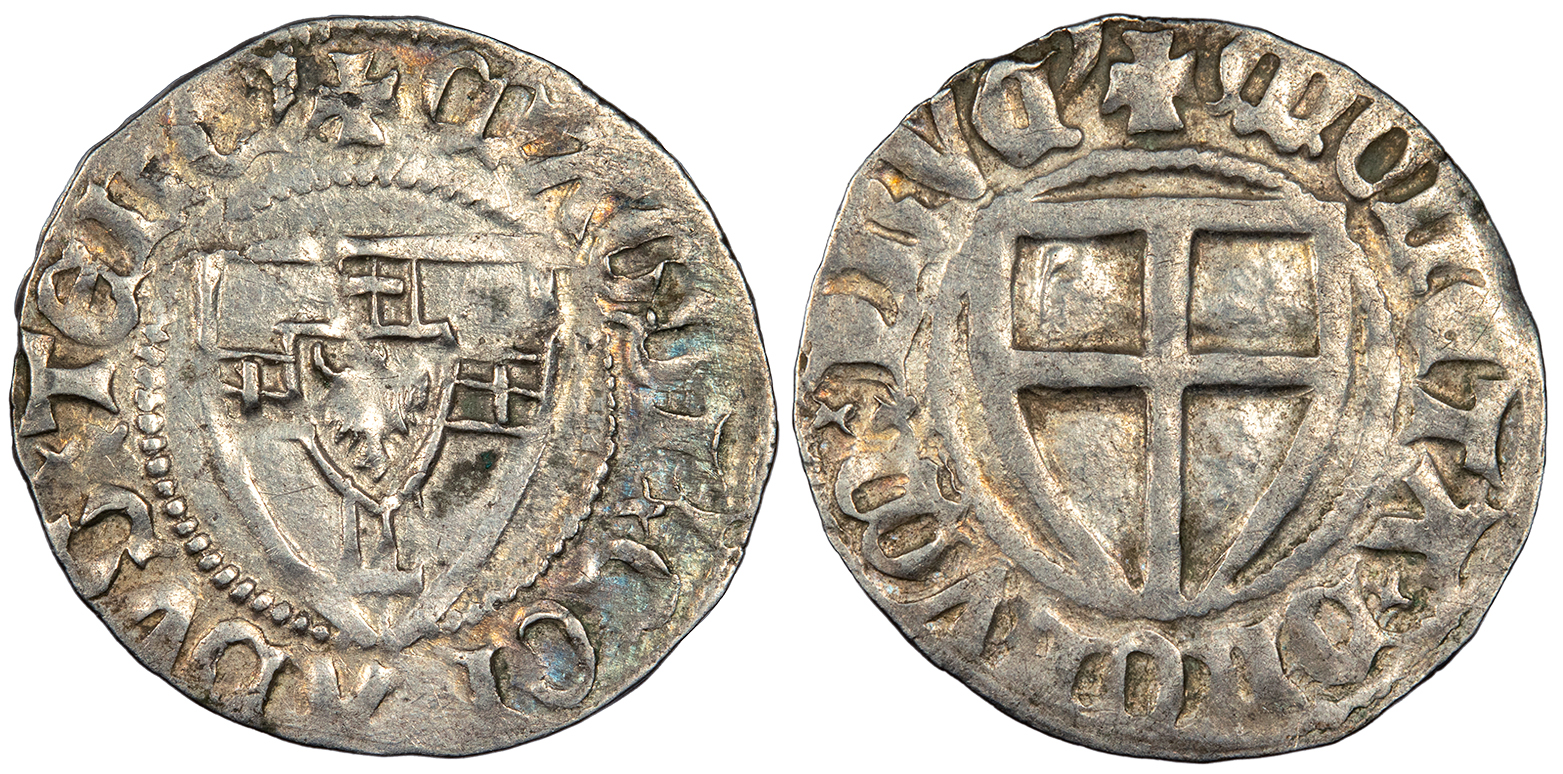 TEUTONIC ORDER of Knights Conrad III von Jungingen 1393-1407 Schilling ...