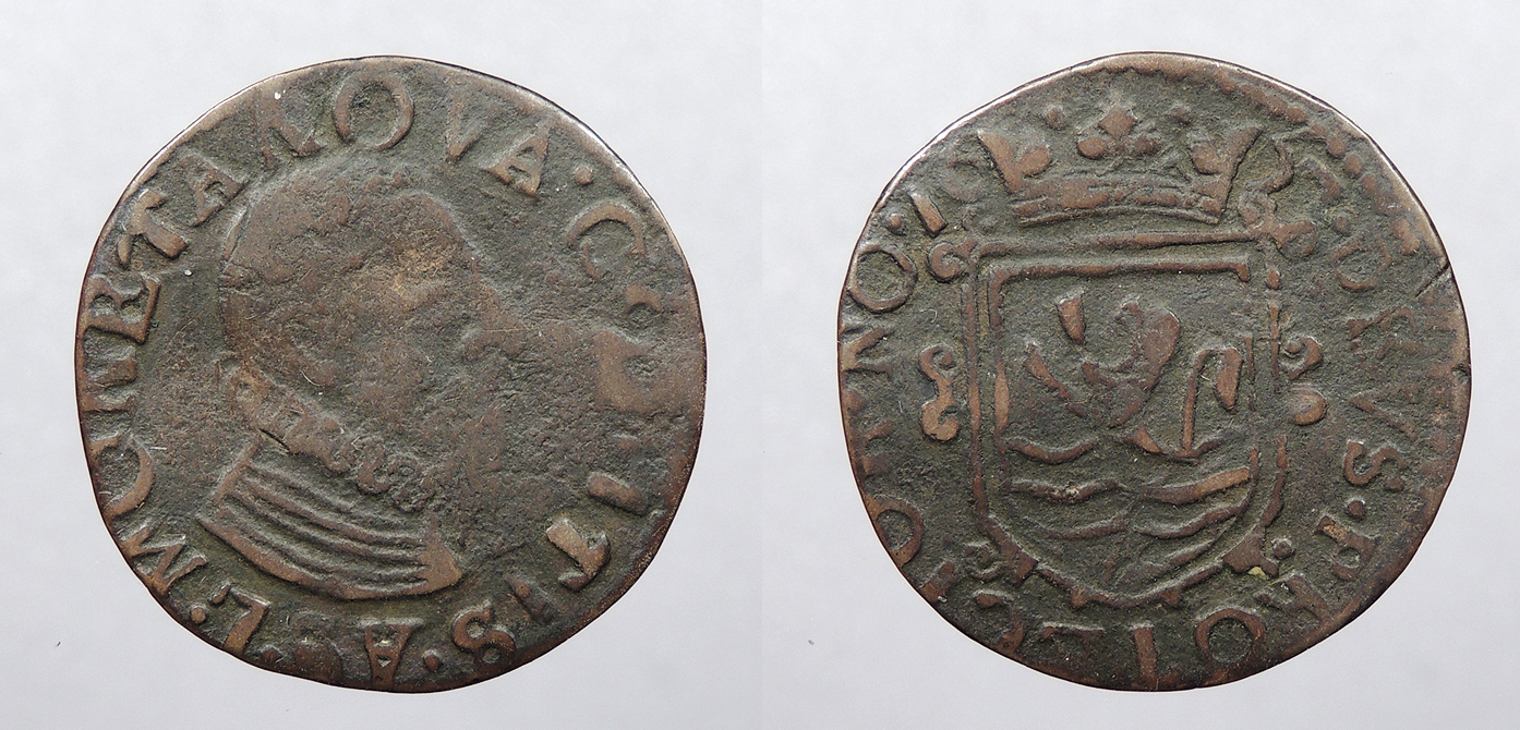 AUSTRIAN NETHERLANDS: Reckheim 1657 Oord (Liard) | European Coins