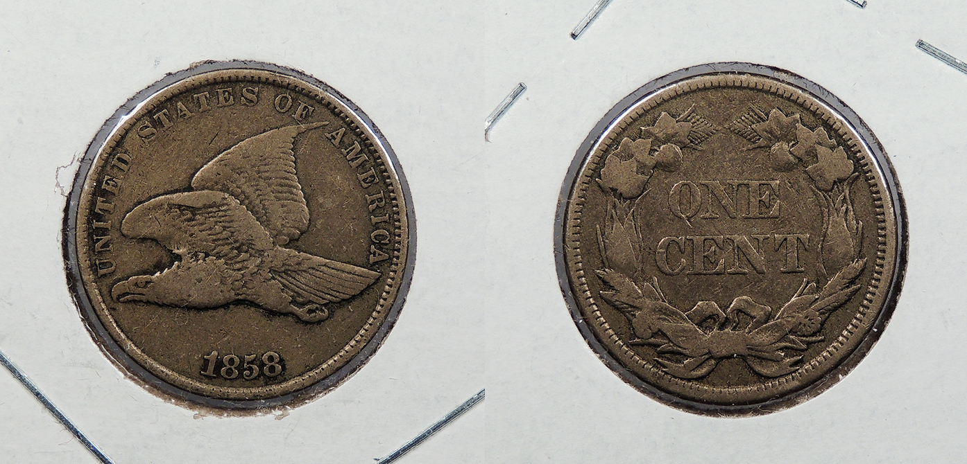 1858 Flying Eagle 1 Cent Small Letters | Miscellaneous