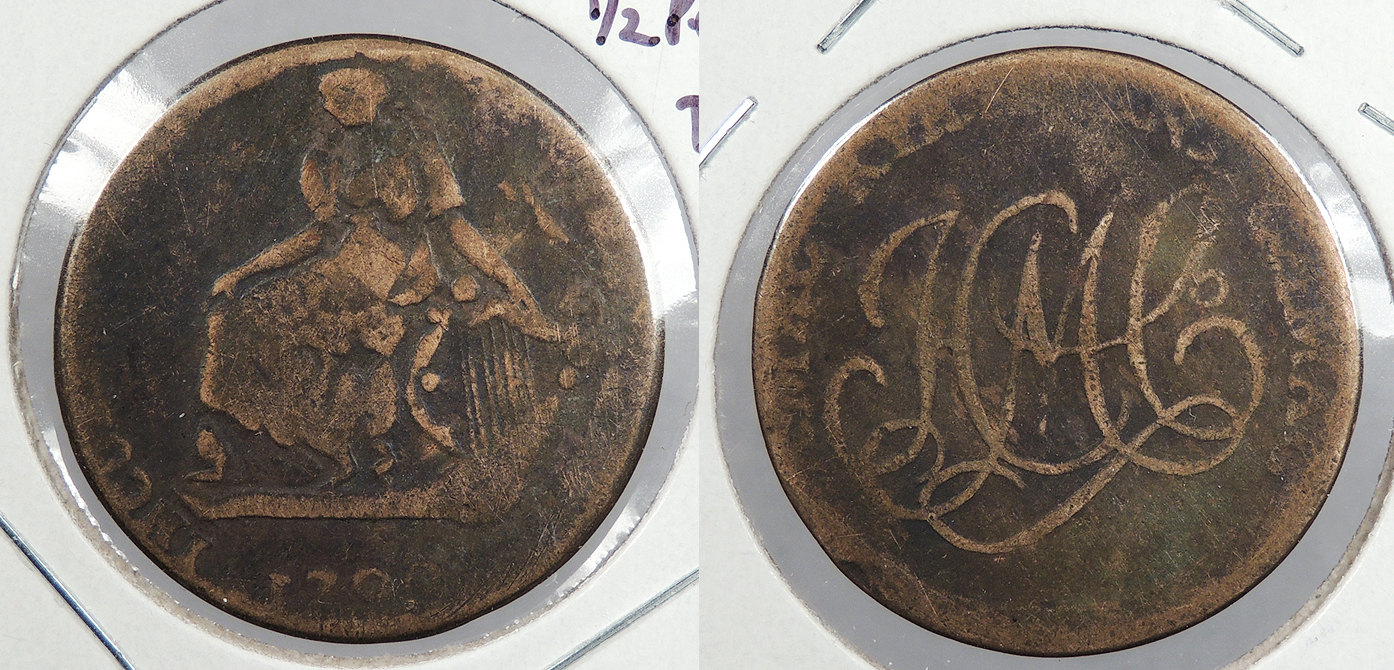 IRELAND: Dublin 1792 Conder Half Penny Token | European Coins