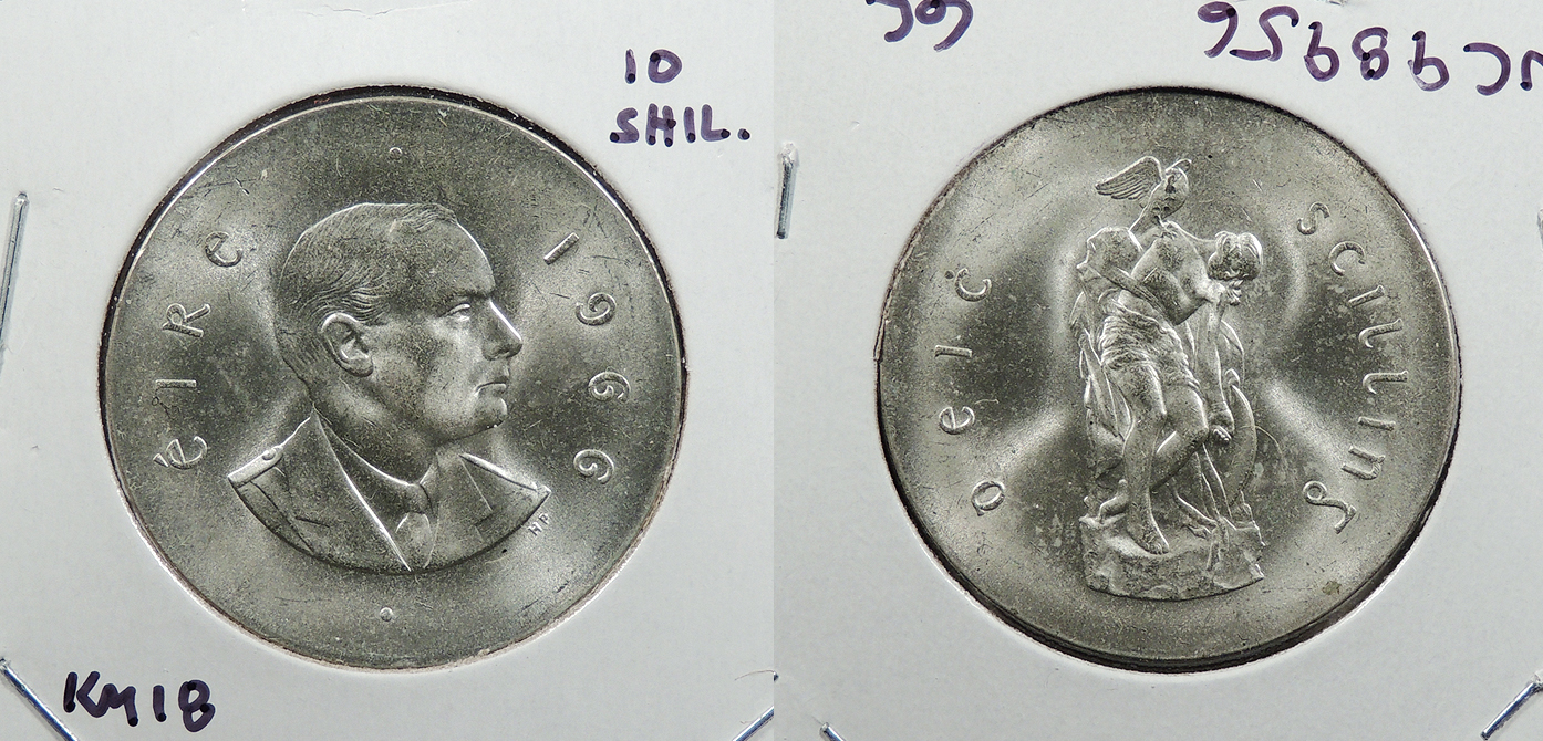 IRELAND: 1966 10 Shilling | European Coins