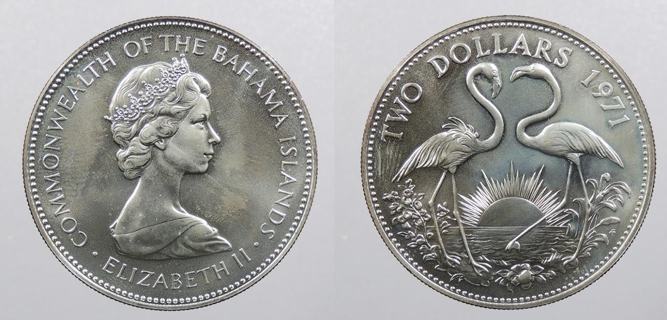 BAHAMAS: 1941-FM Flamingos 2 Dollars | North & Central American and ...