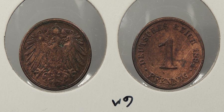 GERMANY: 1894-J Pfennig | European Coins