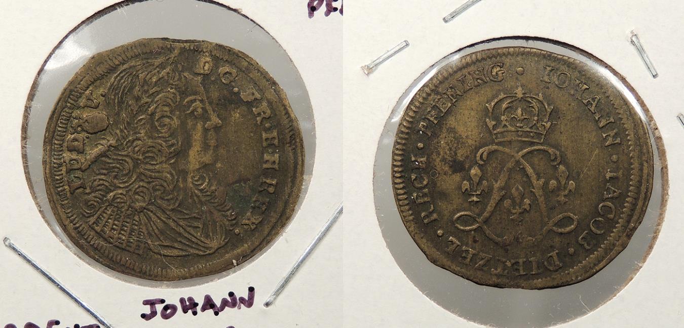 GERMAN STATES: Nurnberg (Nuremburg) ND (1711-1748) Johann Jacob Dietzel ...