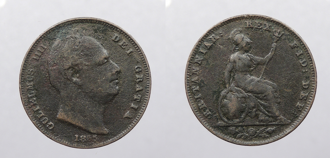 GREAT BRITAIN: 1835 Farthing | European Coins