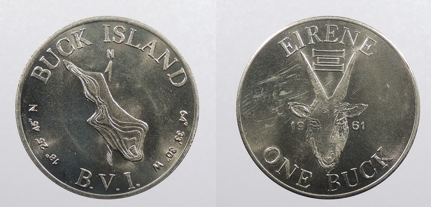 BRITISH VIRGIN ISLANDS: 1961 Buck Island Fantasy Issue Buck | North ...