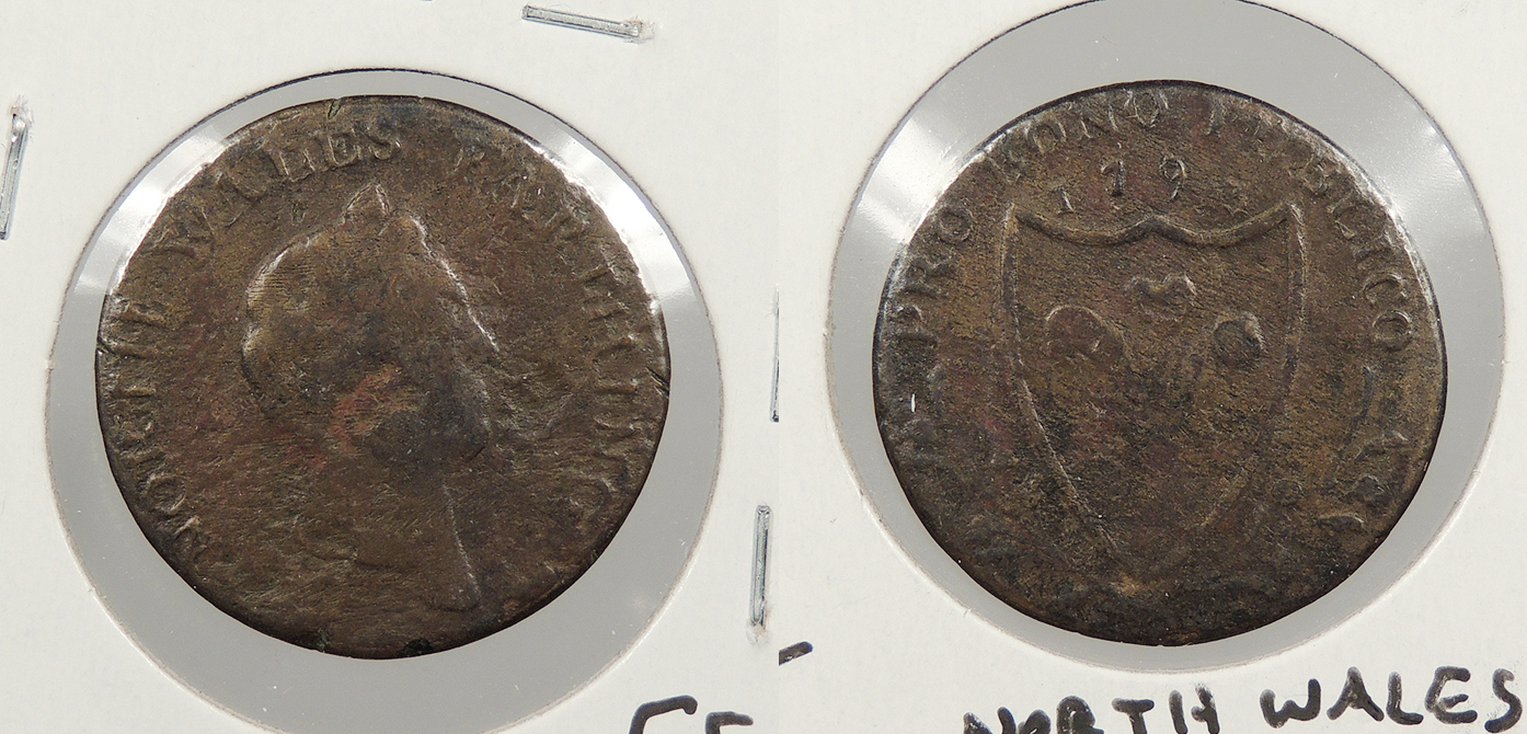 GREAT BRITAIN: North Wales 1793 Conder token. Farthing | European Coins