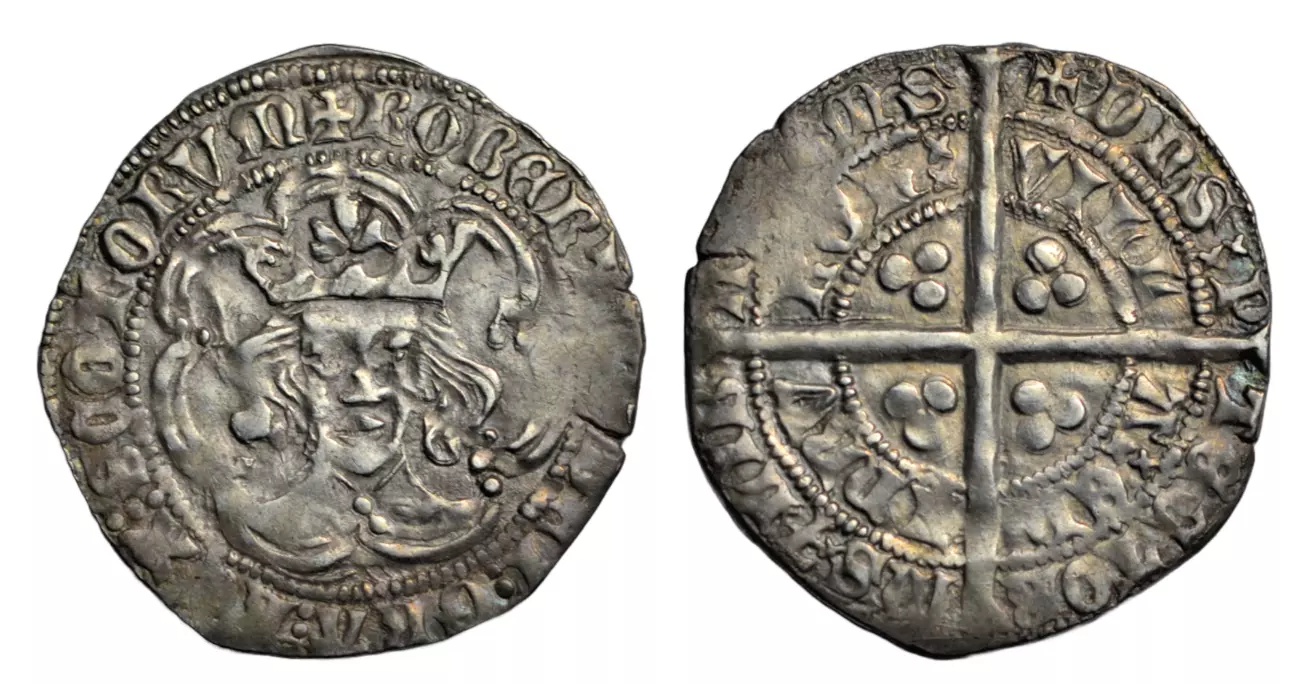Scotland, Robert III, heavy coinage, first issue, silver groat, Edinburgh