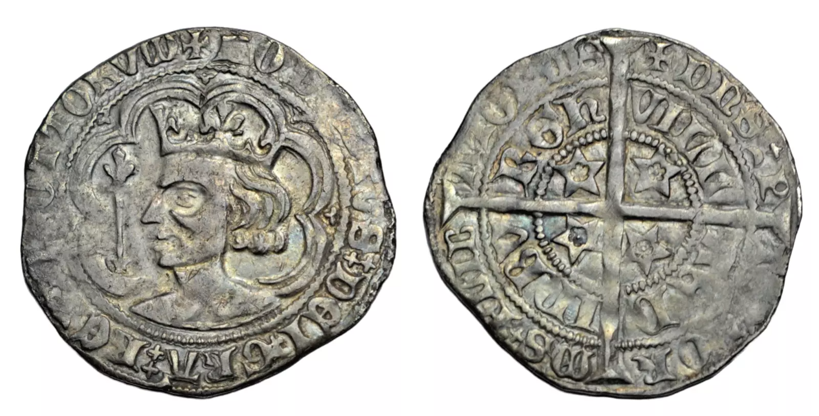 Scotland, Robert II, silver groat, phase Ia, Edinburgh mint, c. 1371-90 AD