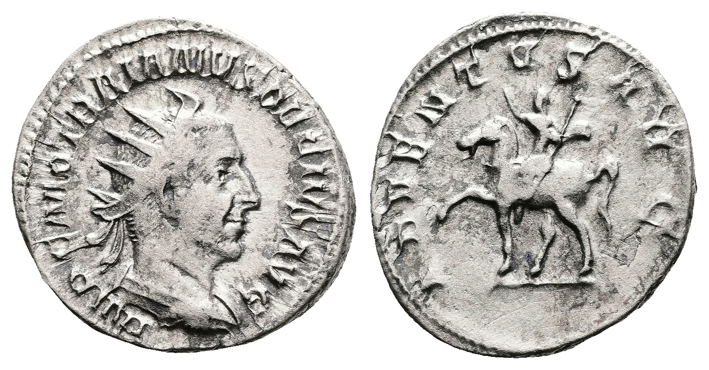 Trajan Decius, AD 250, Rome Mint. Emperor on Horseback. | Roman ...