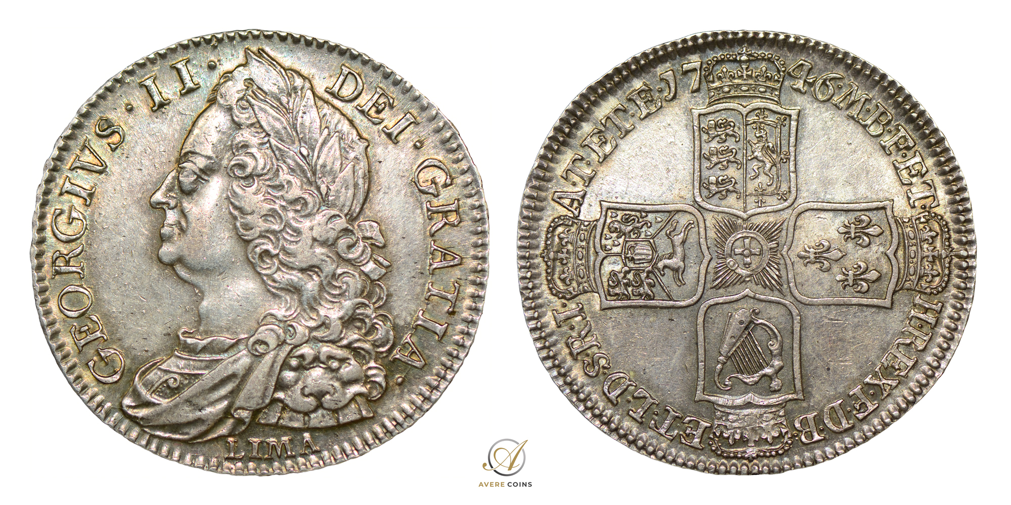 George II Silver Halfcrown 1746 | European Coins